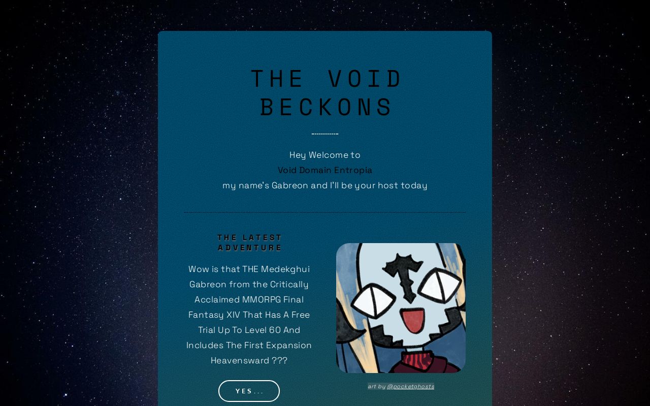 Void Domain Entropia